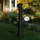 Mayne Woodhaven Verticle Sign Holder 22" x 8" x 56.5" Black Platic ...