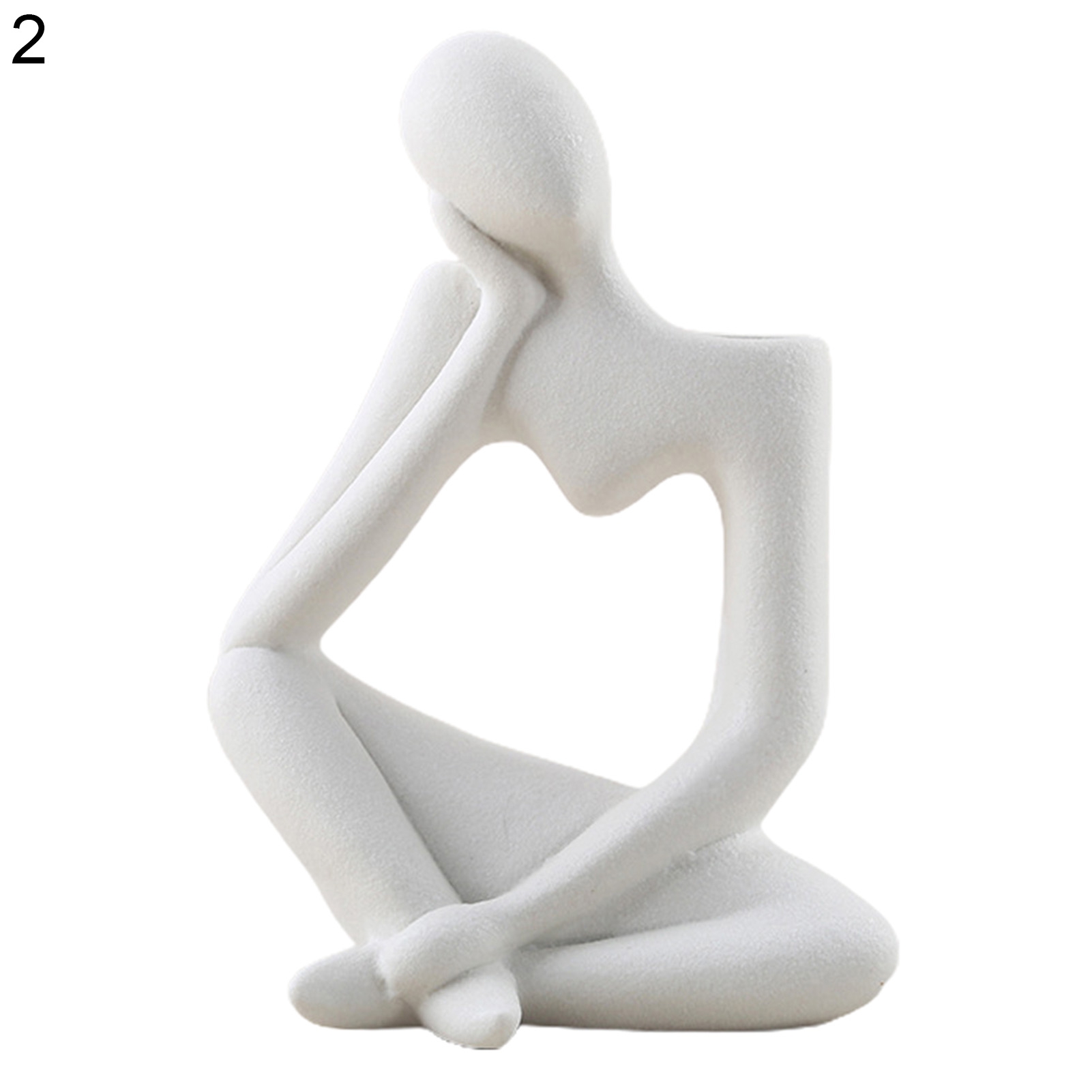 jiaroswwei Flower Vase Attractive Human-shaped Hollow Design Abstract ...