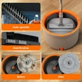 Mop and Bucket Set, Spin Mop with Dirty Water Self Separation System ...