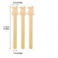 CASAFUN Rabbit Frog Disposable Bamboo Skewers Bamboo Appetizer Skewers ...