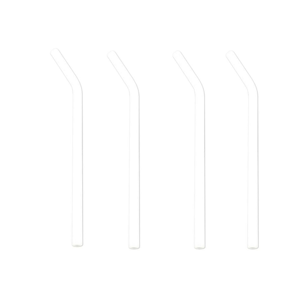 Reusable Glass Straws, Multiple Colored Borosilicate Glass Healthy Eco ...