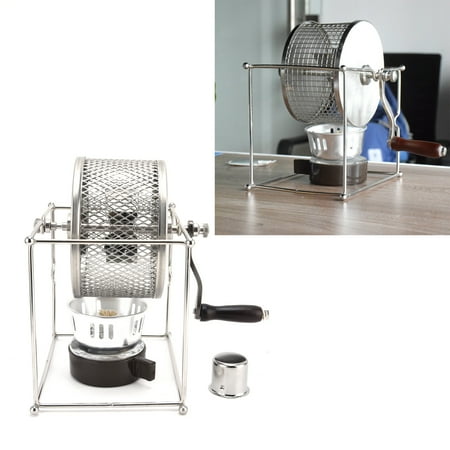 Coffee Roaster, Hand-Cranked Coffee Bean Roasting Machine Stainless ...