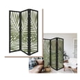 3 Panel Green Room Divider with Tropical leaf - Walmart.com