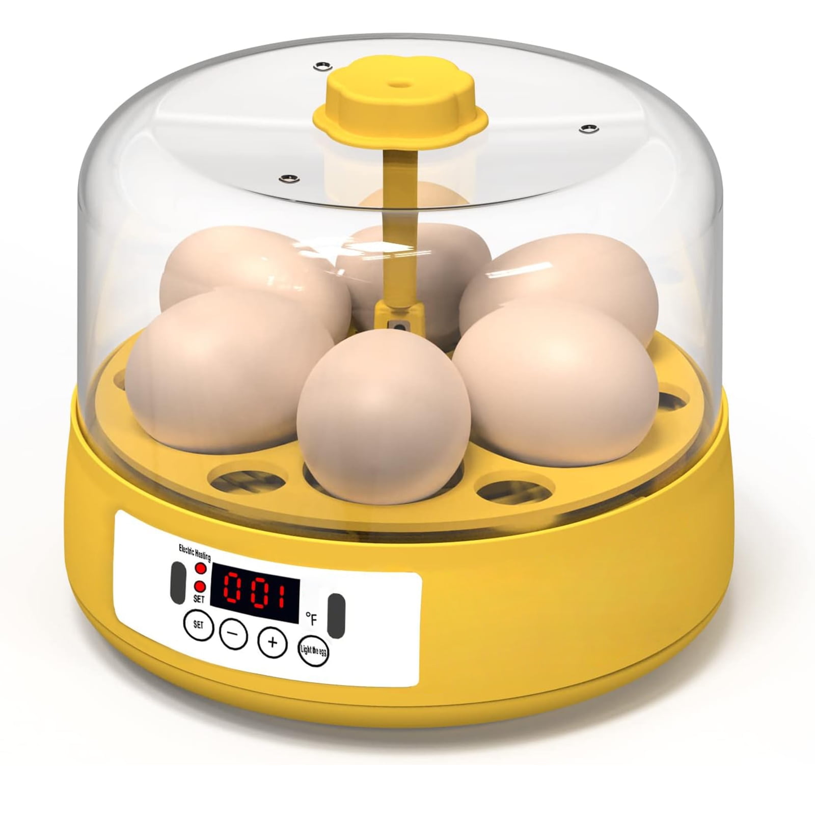 Incubator for Hatching Eggs, 6 Eggs Full Automatic Incubator, Egg ...