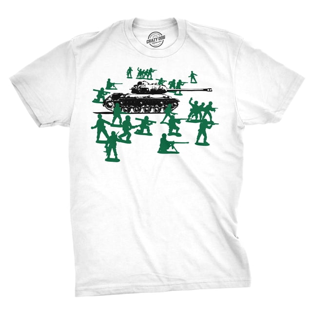 Little Green Army Men T Shirt Vintage Funny Logo Shirts Military ...