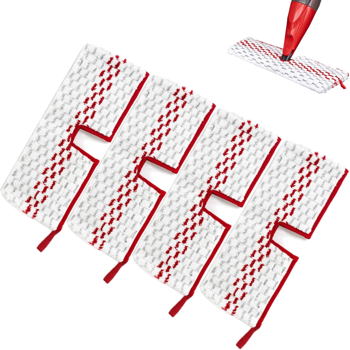 Click here for Canvei 4pcs Microfiber Washable Spray Mop Refills... prices