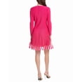 Milly womens Tabitha Sheer Godet Mini Dress, l, Pink - Walmart.com