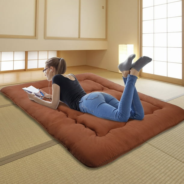 Slsy Japanese Floor Mattress Futon Mattress, Thicken Tatami Mat ...