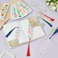 1 Set DIY Mixed Pattern Plastic Bookmarks Making Kits with Plastic ...