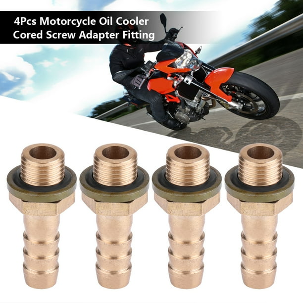 Tornillo De Enfriador De Aceite, 4 Piezas Práctico Adaptador De ...