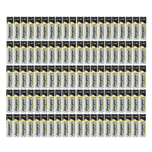100 count Energizer Industrial AA EN91 Alkaline 1.5v Batteries LR06 ...