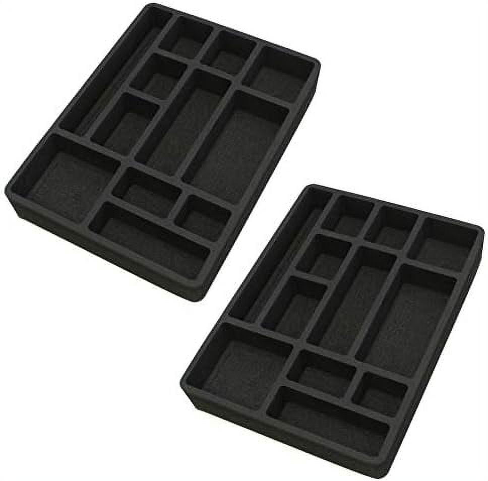 2 Piece Desk Drawer Organizers Tray Non-Slip Waterproof Insert For ...