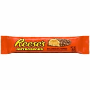 Reese's Outrageous! Peanut Butter, Caramel and REESE's PIECES King Size Candy, Bar 2.95 oz ...