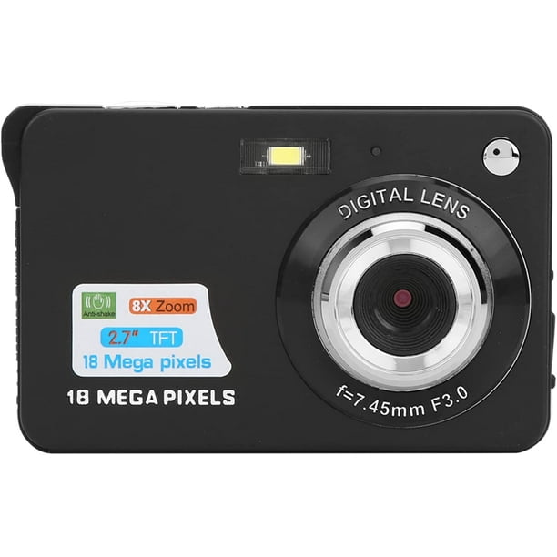 Digital Camera, 2.7 Inch TFT Liquid 18 MP Display Screen 8X Zoom Card ...