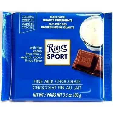 Ritter Sport Milk Chocolate with Cocoa Mousse - Walmart.com