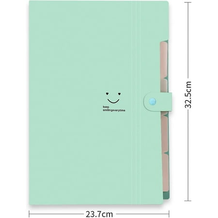 Compartment Folder A4, Document Folder A4 Expandable Portable File ...