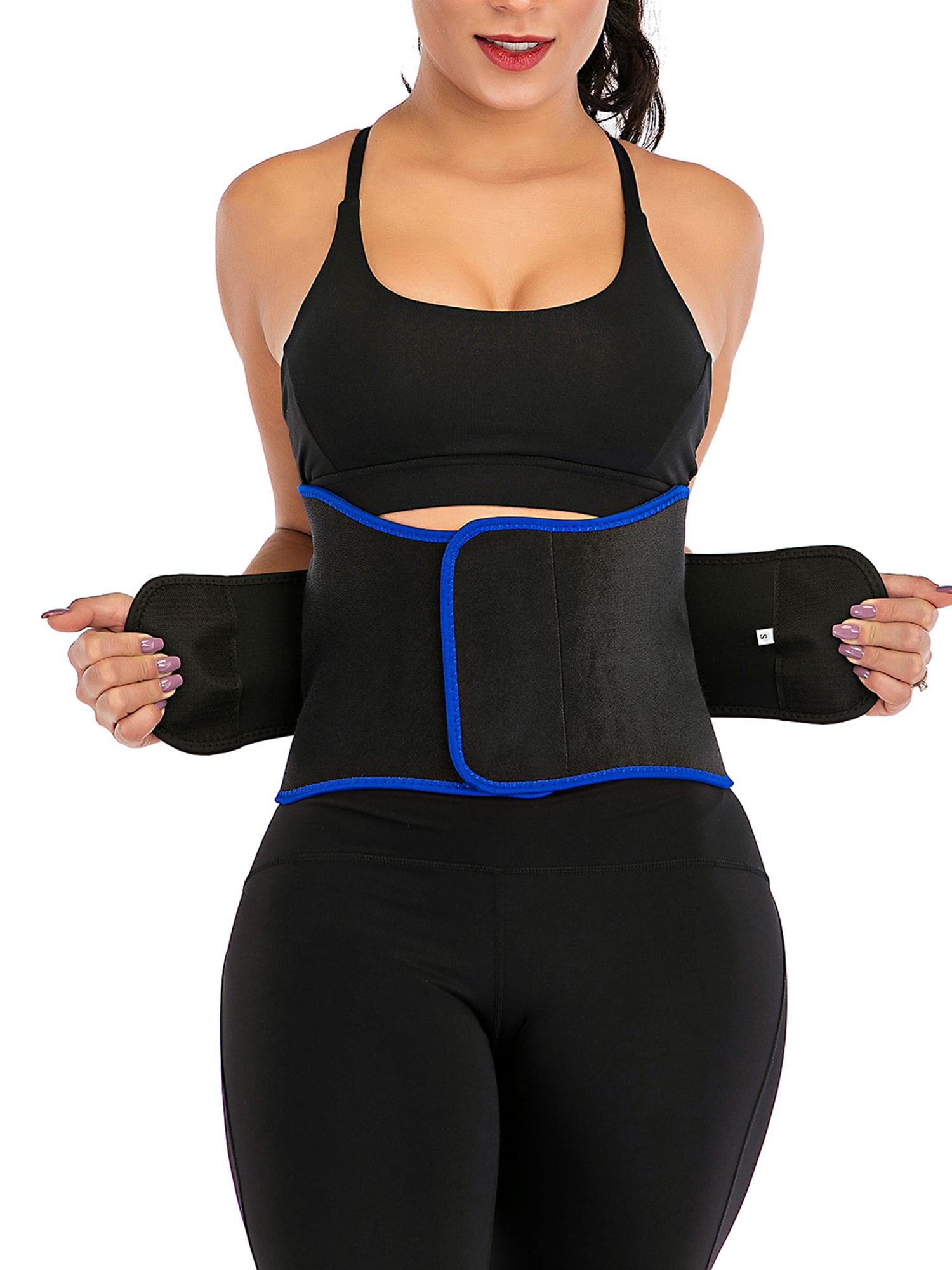 FANNYC Women Waist Trainer Corset Belts Neoprene Tummy Control Double ...