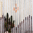 ANMINY Bohemian String Wave Beads Hook Up Kitchen Curtain, 35' x 69 in ...