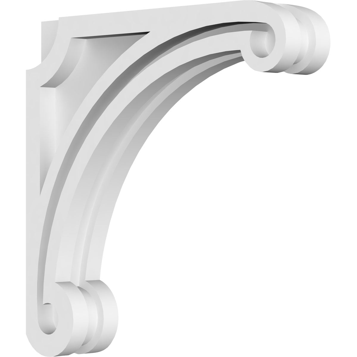 1 7/8"W x 10"D x 10"H Arch Architectural Grade PVC Corbel - Walmart.com
