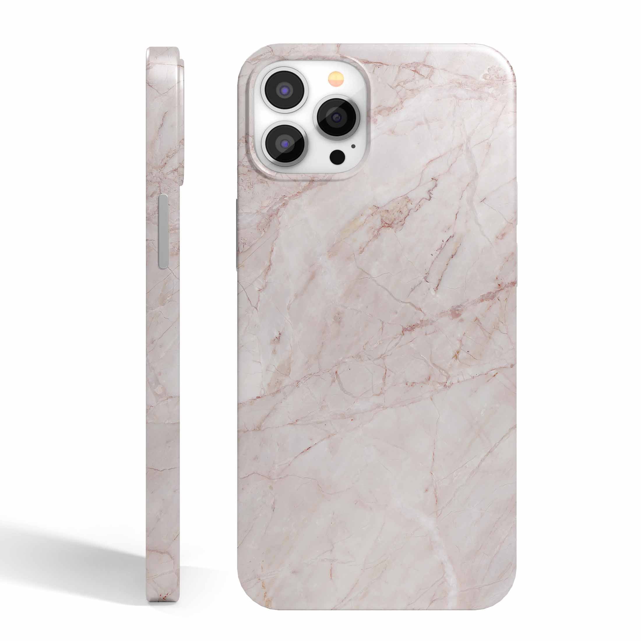 Tobelint Real Marble Texture Case for iPhone 13 Pro Max, Slim Full ...