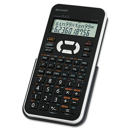 Sharp EL-531XBWH Scientific Calculator, 12-Digit LCD - Walmart.com