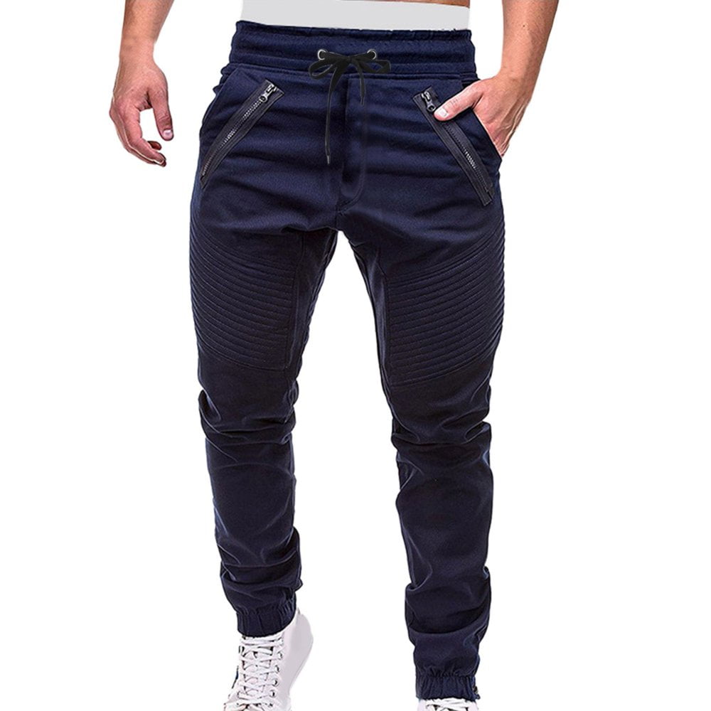 Click here for Generic Joggers For Men Mid-Waist Sports Drawstrin... prices