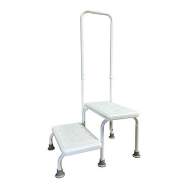 eHemco 2-Step Heavy-Duty Safety Metal Stool with 1100 lb. Load Capacity ...