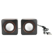 Multimedia External Speakers,Mini USB-Powered Desktop Speakers with ...