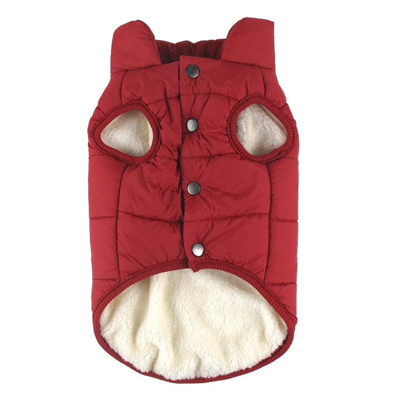Fleece Lining Extra Warm Dog Hoodie in Winter for Small Dogs Jacket ...