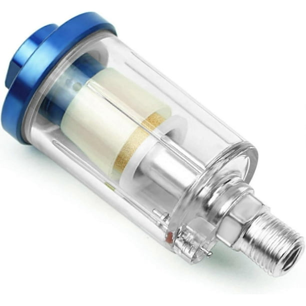 1/4" Compressed Air Water Separator, Mini Compressor Air Filter ...
