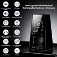 Terence Digital Metronome, Rechargeable, Adjustable Rhythm, Timer ...