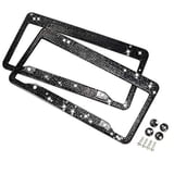 Ford Flex 3D Dual Logo Mirror Chrome Stainless Steel License Plate ...