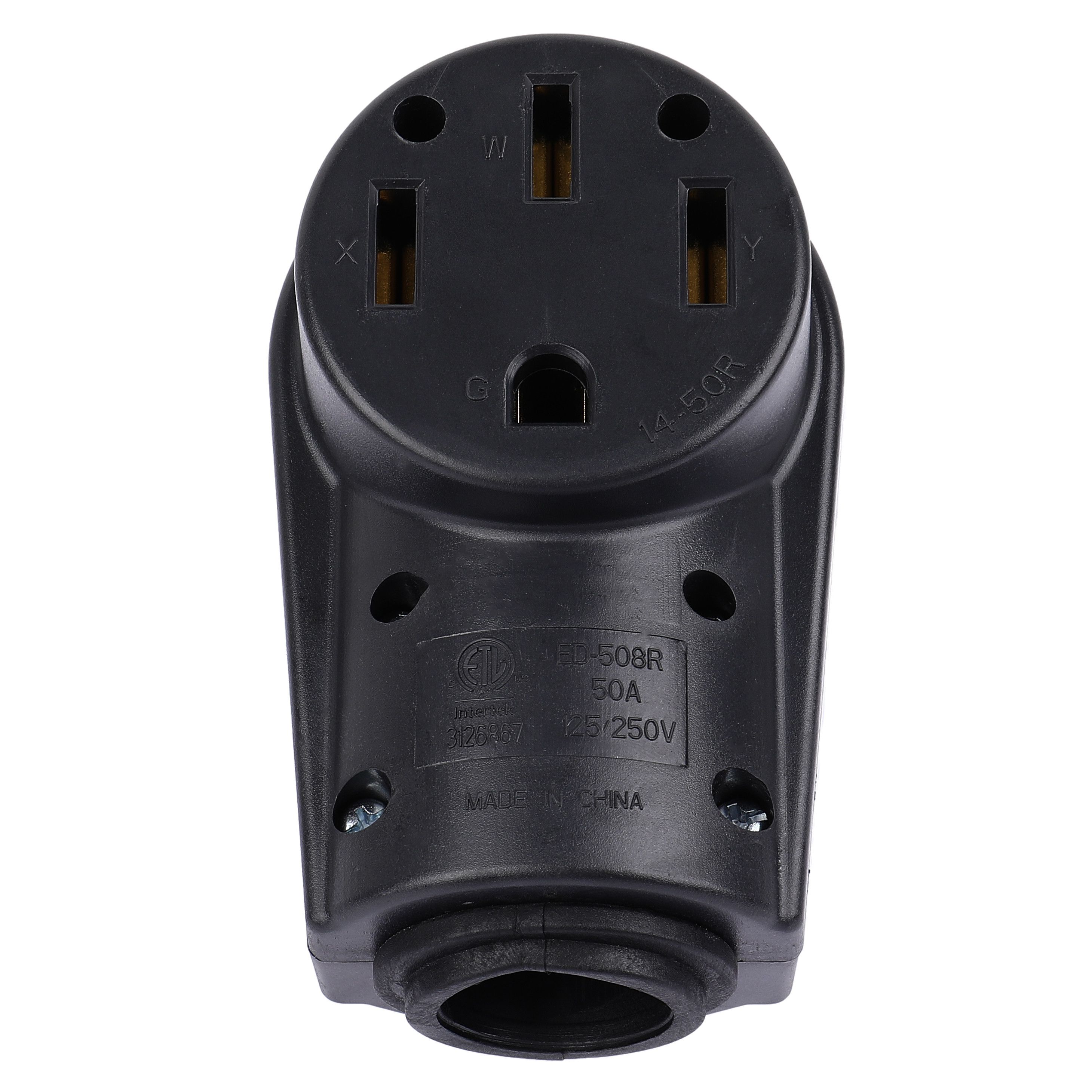 SCITOO Heavy Duty RV 50A Female Replacement Plug - Durable and Safer ...