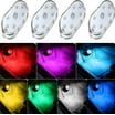 3x Mini Blue LED USB Car Interior Light Neon Atmosphere Ambient Lamp ...