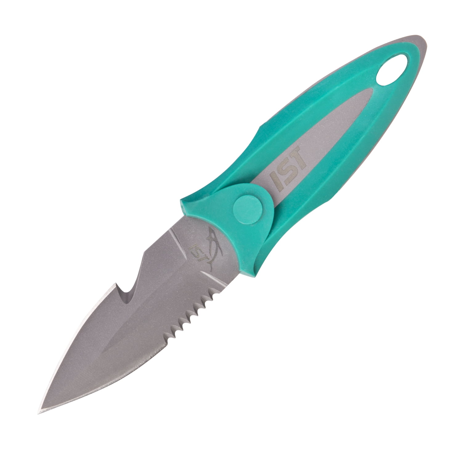 IST Titanium BC Knife, Double Edge Blade with Pointed Tip, Compact ...