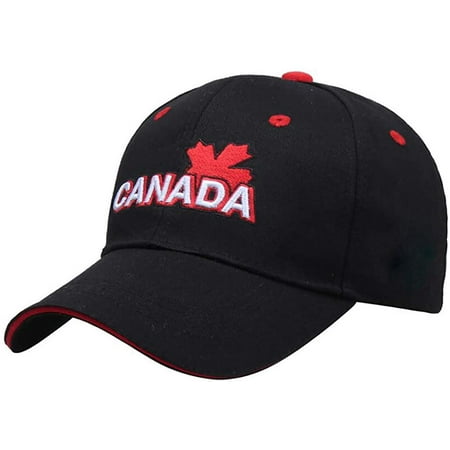 Baseball Cap Canada Flag Hat Adjustable DadHat Sunhat Maple Leaf ...