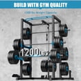 Power Cage,1200lbs Multi-Function Power Rack with Lat Pulldown and ...