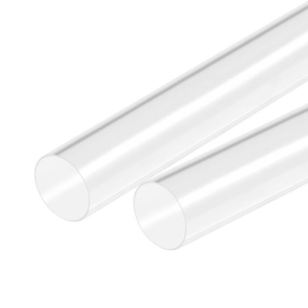 Acrylic Pipe Clear Round Tubing 47mm ID 50mm OD 18" for Lamps and ...
