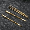 TUWAFE 2026 New 72Set Golden Alloy Hair Clips Straight Line Design for ...