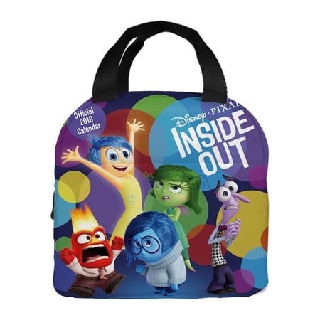 Disney Inside Out 2 Lunch Bag Anime Portable Children Meal Bag Kawaii ...