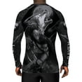 Raven Fightwear Men's Nordic Wolf Warrior Ulfhedinn 2.0 BJJ Rash Guard ...