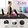 Matladin 6' Folding Tri-fold Gymnastics Gym Exercise Aerobics Mat, 6ft ...