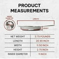 Beka Maestro 11" 5-Ply Stainless Steel Frying Pan – Dishwasher & Oven ...