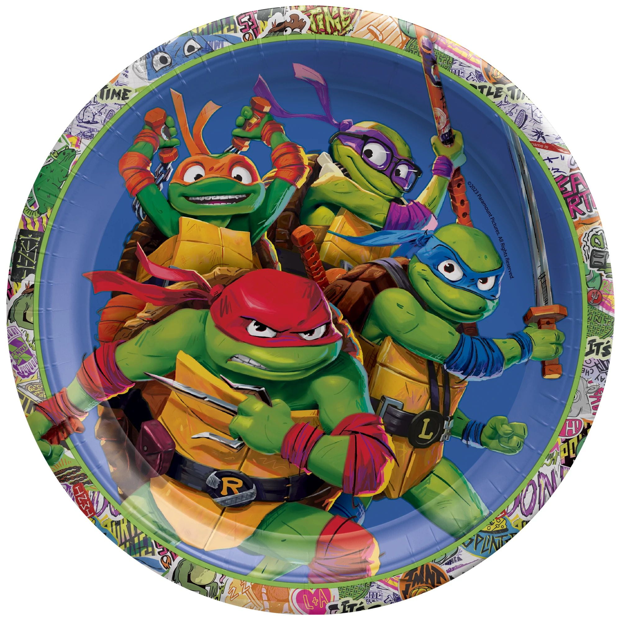 TMNT: Mutant Mayhem 9" Plates, 8ct - Walmart.com