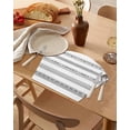 Black White Geometric Round Table Placemats Set of 2 Wedge Placemats ...