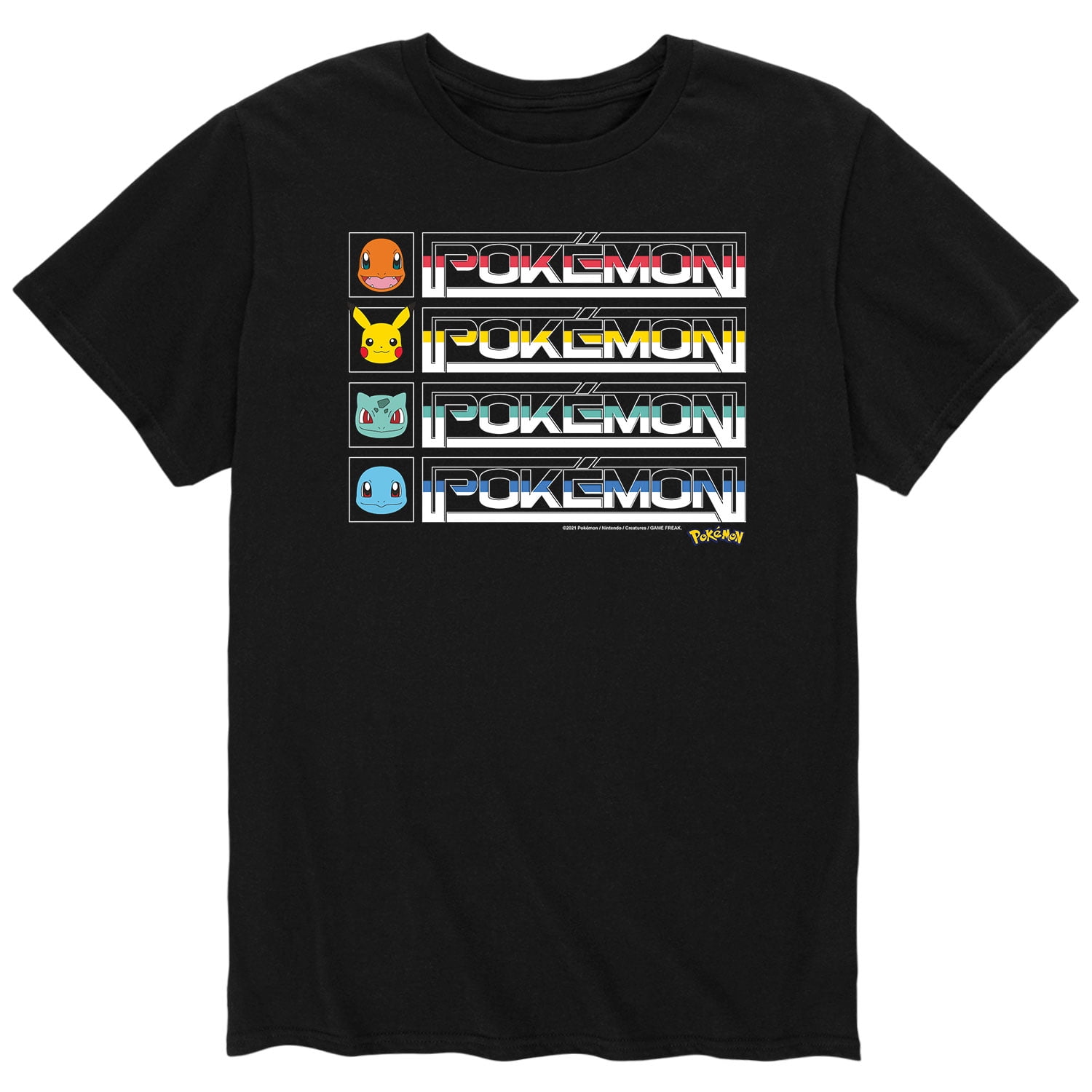 Pokémon - Retro Pokémon Logo - Men's Short Sleeve Graphic T-Shirt ...