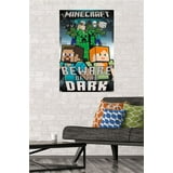 Minecraft - Beware Of The Dark Wall Poster, 22.375" x 34" - Walmart.com