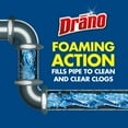 Drano Dual-Force Foamer Drain Clog Remover for Bathroom Sinks, Bathtub ...