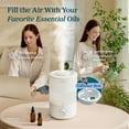 Humidifiers for Bedroom, Quiet (3L Water Tank) Cool Mist Top Fill ...