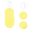 Unique Bargains Wave Pattern Bath Sponge Body Scrubber 1 Pc Yellow ...